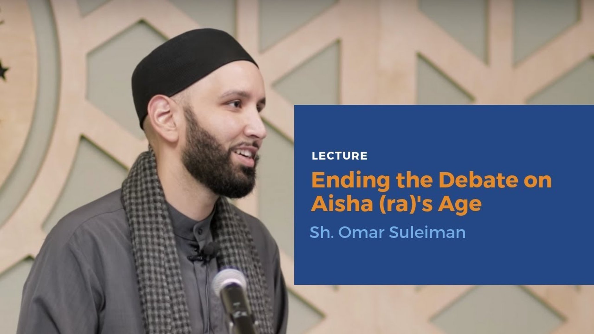 Topics: More Than Just a Number: Perspectives on the Age of Aisha (RA) | Yaqeen Institute for ...